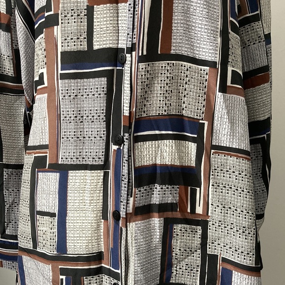 NIC+ZOE | Tops | Nic Zoe Falling Cube Blouse From Texas By Ciao | Poshmark